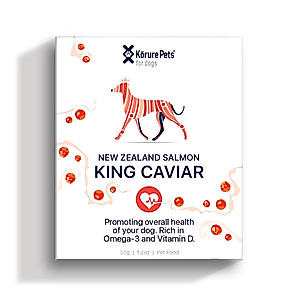 Kōrure Pets Dog King Caviar - Rich in Omega-3 Fatty Acids for Improved Heart Health, Immunity and Cognitive Function