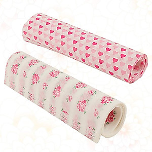 Cabilock 100pcs Wax Paper Sheets Food Picnic Paper Grease Proof Paper Waterproof Dry Paper Liners for BBQs,School Carnivals Baking, Cooking, Frying