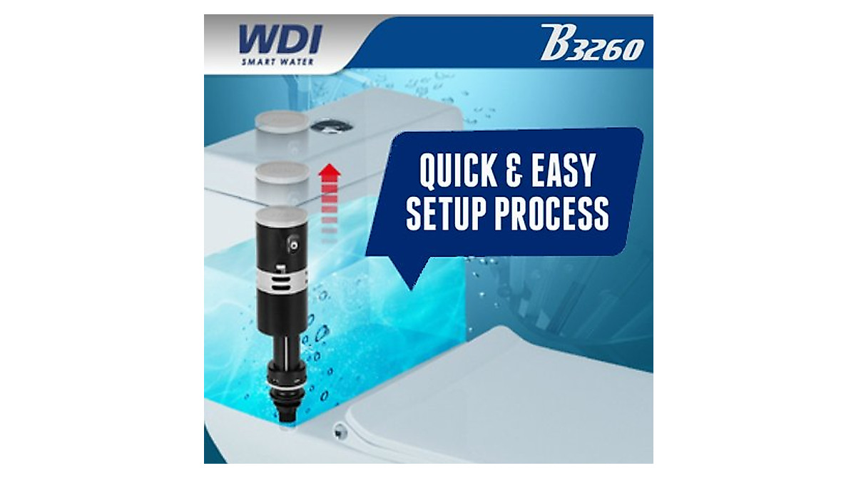 WDI B3260 Universal Fill Valve - Quick Installation