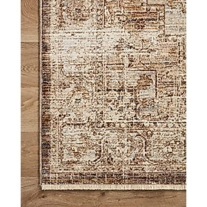 Loloi II Sorrento Collection SOR-03 Mocha/Multi 6'-7" x 9'-10" Area Rug