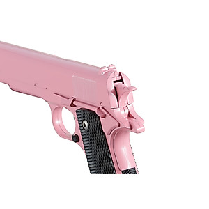 1911 Style 330 FPS Pink Metal Realistic Spring Airsoft Pistol