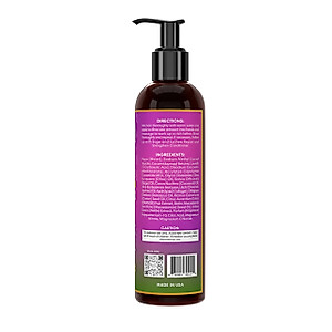 Blaq Luxury Sage & Lychee Repair and Strengthen Shampoo - Infused with Biotin and Nettle - Sulfate-Free Formula for All Hair Types - Promotes Hair Repair, Growth, and Scalp Health - 12 fl oz