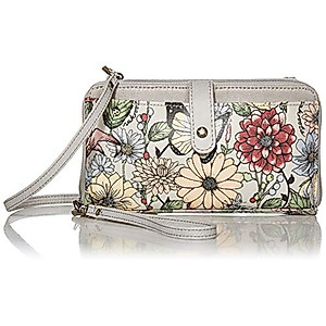 Sakroots Women's, Blush in Bloom, 7.3in L x 1.5in W x 4.3in H Wristlet Drop: 5.5 in, Crossbody Drop: up to 23 inches