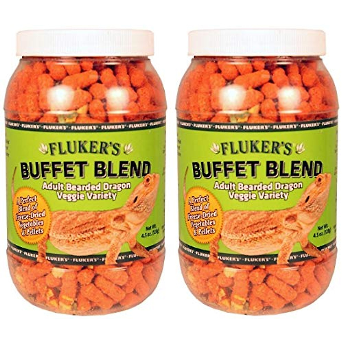 Flukers Adult Bearded Dragon Veggie Variety Diet, 4.5 Ounce