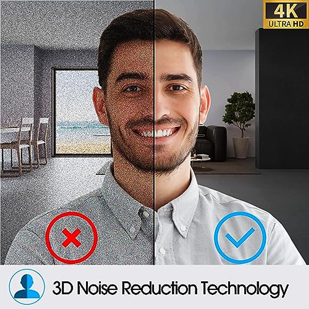 Angetube 4K Webcam with AI Tracking,Remote Control 4K Web Camera/10X Digital Zoom 1080P 60fps Web cam with USB 3.0 HDR/Dual Noise Cancelling Microphones for Video Calls/Meetings/Streaming/Skype/Zoom