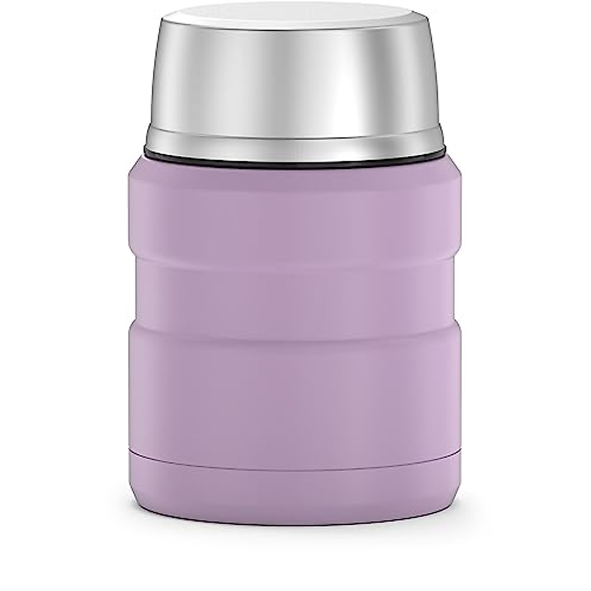 THERMOS Stainless King Vacuum-Insulated Food Jar with Spoon, 16 Ounce, Matte Lavender