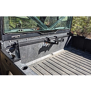 Aprove Cruiser Bed Winch Mount, Game Loader, Deer Hoist for Polaris Ranger XP 900 / Ranger XP 1000 - Accommodate Most 2500 lbs ATV winches - Include 2 Twist Lock Anchors - Quick Installation