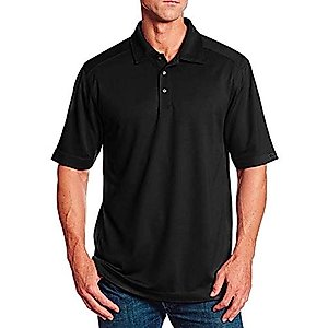 Cutter & Buck mens Big-tall Cb Drytec Genre polo shirts, Black, 2X US