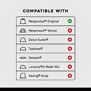 ESPRESSORO 100 USDA Organic Espresso Pods - VARIETY PACK Aluminum Capsule Compatible with Nespresso Original Lines Machines. Assorted Premium Italian Expresso Coffee Capsules