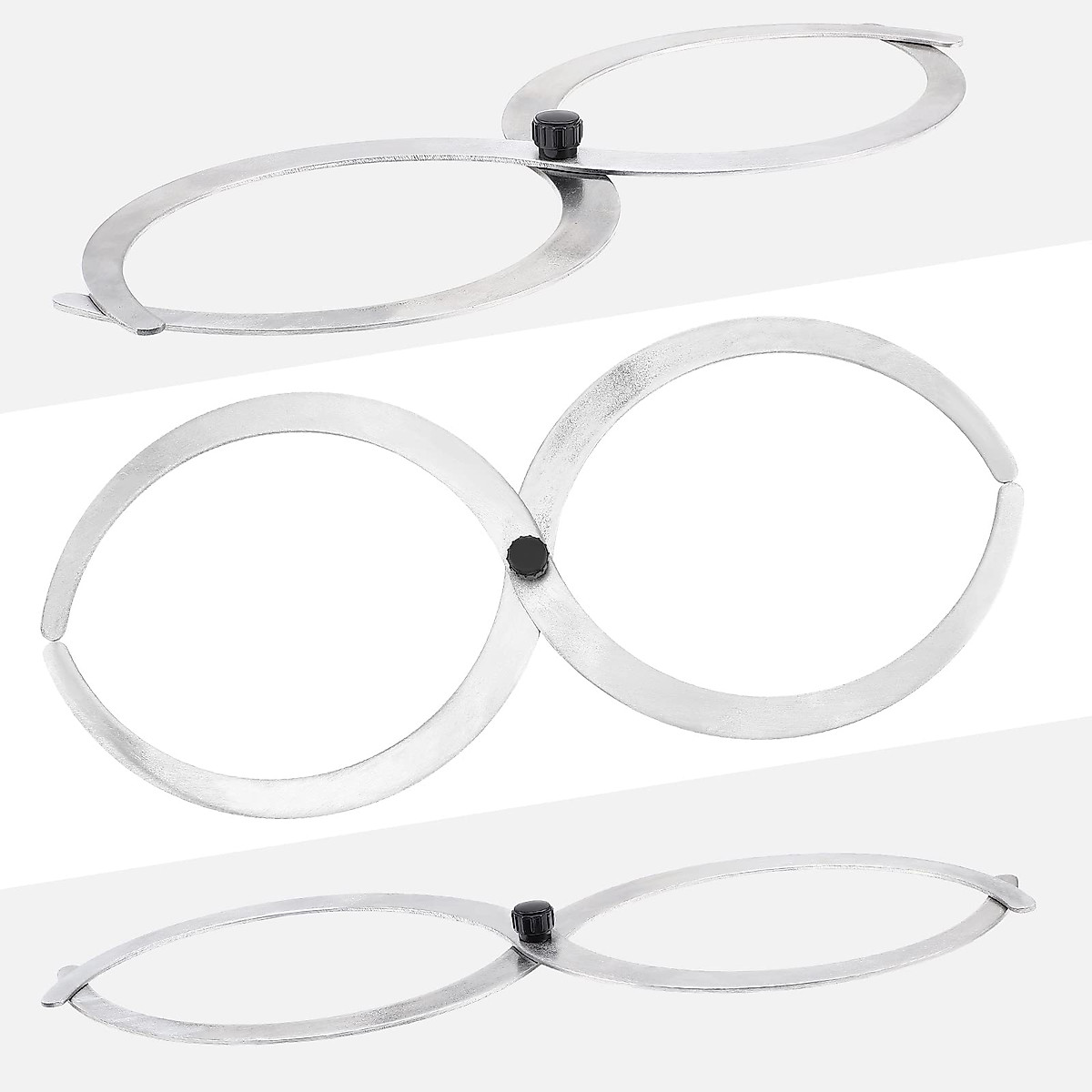 2 Pieces Double Ended Bowl Caliper Wood Turners Calipers Woodturning Calipers for Measuring Thickness Diameter, 6 to 7.9 inches