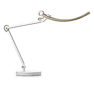 BenQ eReading LED Desk Lamp/ Task Lamp/ Swing Arm Lamp: Eye-Care, Auto-Dimming, CRI 95, 13 Color Temperatures, 35” Wide Illumination for Home Office, Bedroom, Living Room (Gold)