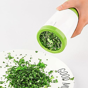 Spice Grinder Manual Herb Grinder Multifunctional Seeds Grinder with Stainless Steel Cutter Portable Grinder Food Mill for Kitchen