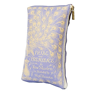 Pride and Prejudice Purple Tote Bag and Clutch Purse Bundle