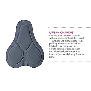 Terry Bike Shorts Women, Metro 7 Inch Inseam MTB Urban Hiking Cycling Bottom, 2 Piece Set W/Unattached Padded Liner - Ebony, X Large