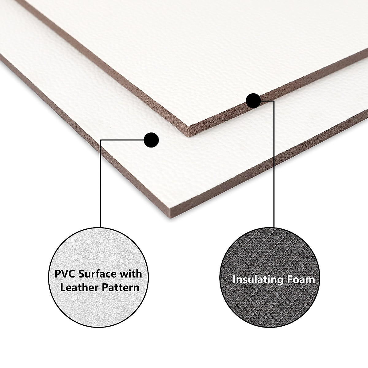 BJADE'S Window Air Conditioner Side Insulation Foam Panels,Summer and Winter AC Insulating for Indoor Window AC Unit