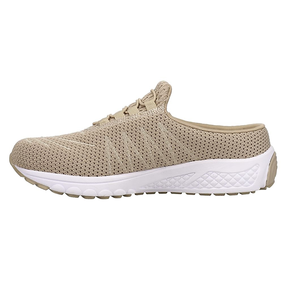 Propét Women's Tour Knit Slide Sneakers, Sand, 6 X-Wide US