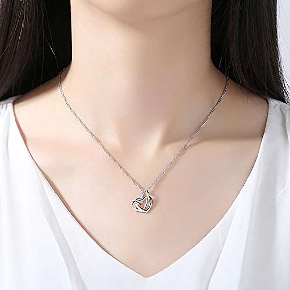 Mugart Unbiological Daughter Necklace Christmas Gifts for Step Daughter Birthday Gifts Bonus Daughter Necklace Gifts from Stepdad Stepmom, graduation Unbiological Daughter gifts personalized