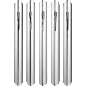 Unomor 5pcs Restaurant Crumb Sweepers, Stainless Steel Crumb Scraper Table Crumb Sweepers Bread Crumber Cleaner Kitchen Crumber Tool for Waiters Waitresses and Servers