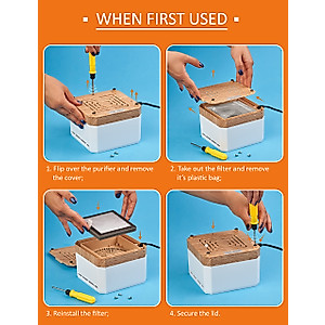 WATPUR - HEPA Air Filter for Replacement - Easily Removes Dust, Smoke, Pet Dander Or Pollen