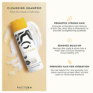 PATTERN Beauty by Tracee Ellis Ross Texture Travel Kit for Curly & Coily Hair, 3a-4c, Includes 3 oz Leave-In Conditioner, 3 oz Intensive Conditioner, 3 oz Cleansing Shampoo