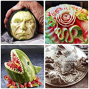 Craft Knife Set, Precision Exacto Utility Art Pumpkin Wood Carving Hobby Knife Blades Making Set Kit, 2 Pc with 14 Blades