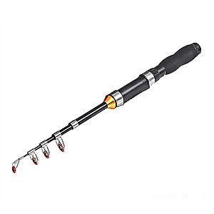 Toasis Fishing Spinning Baitcast Rod Telescopic Fishing Pole 7 Models (1.2m/ 3.94ft)