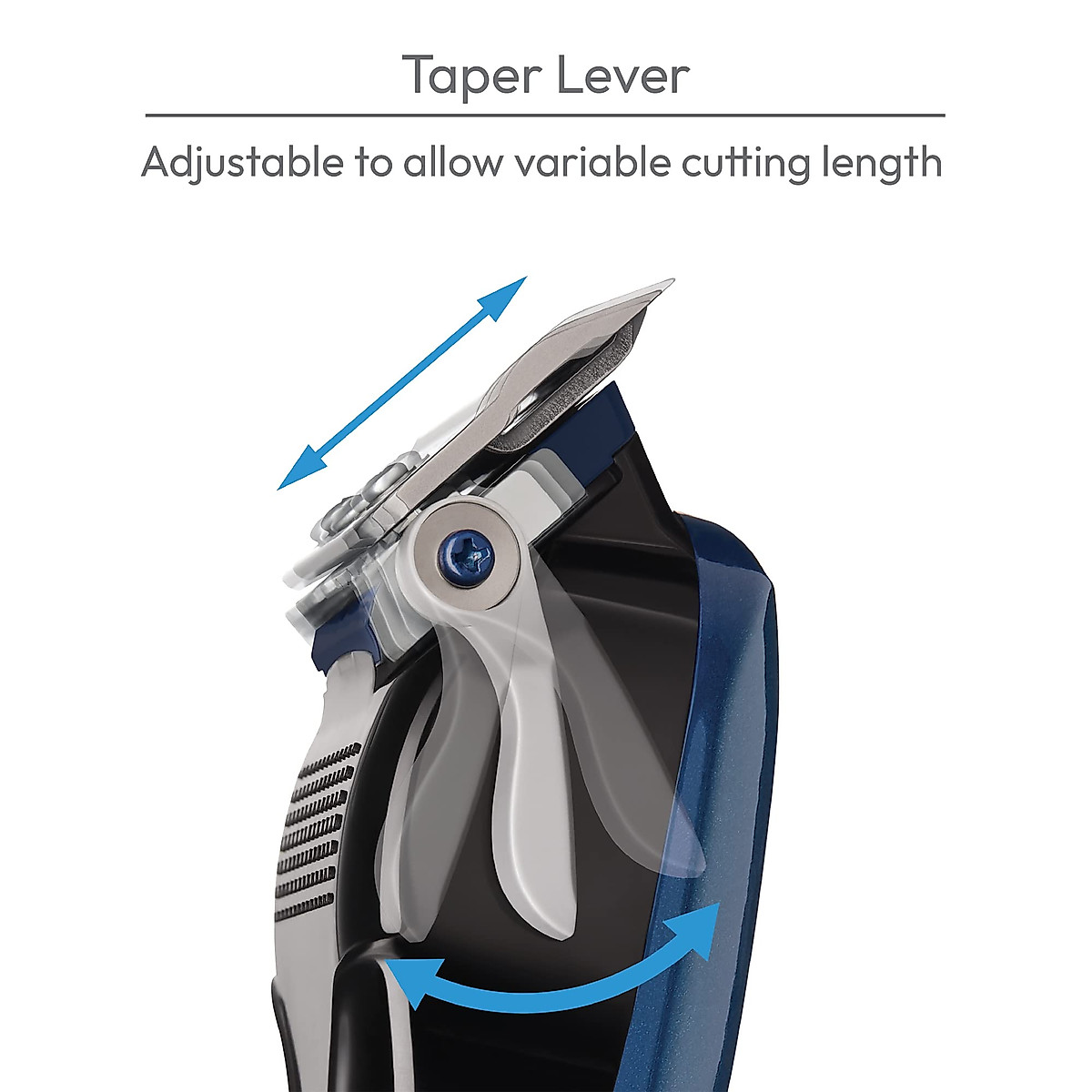 Red Pro Titanium Hair Clipper Made in USA from Imported Parts, Carbon-Steel Blade