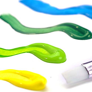 WINSONS Acrylic Paint Set, Non Toxic 12 Colours (12 x 12ml,0.4 Oz) Pigments Great for Kids Beginners, Painter, Children, Student School/Classroom Art Essentials