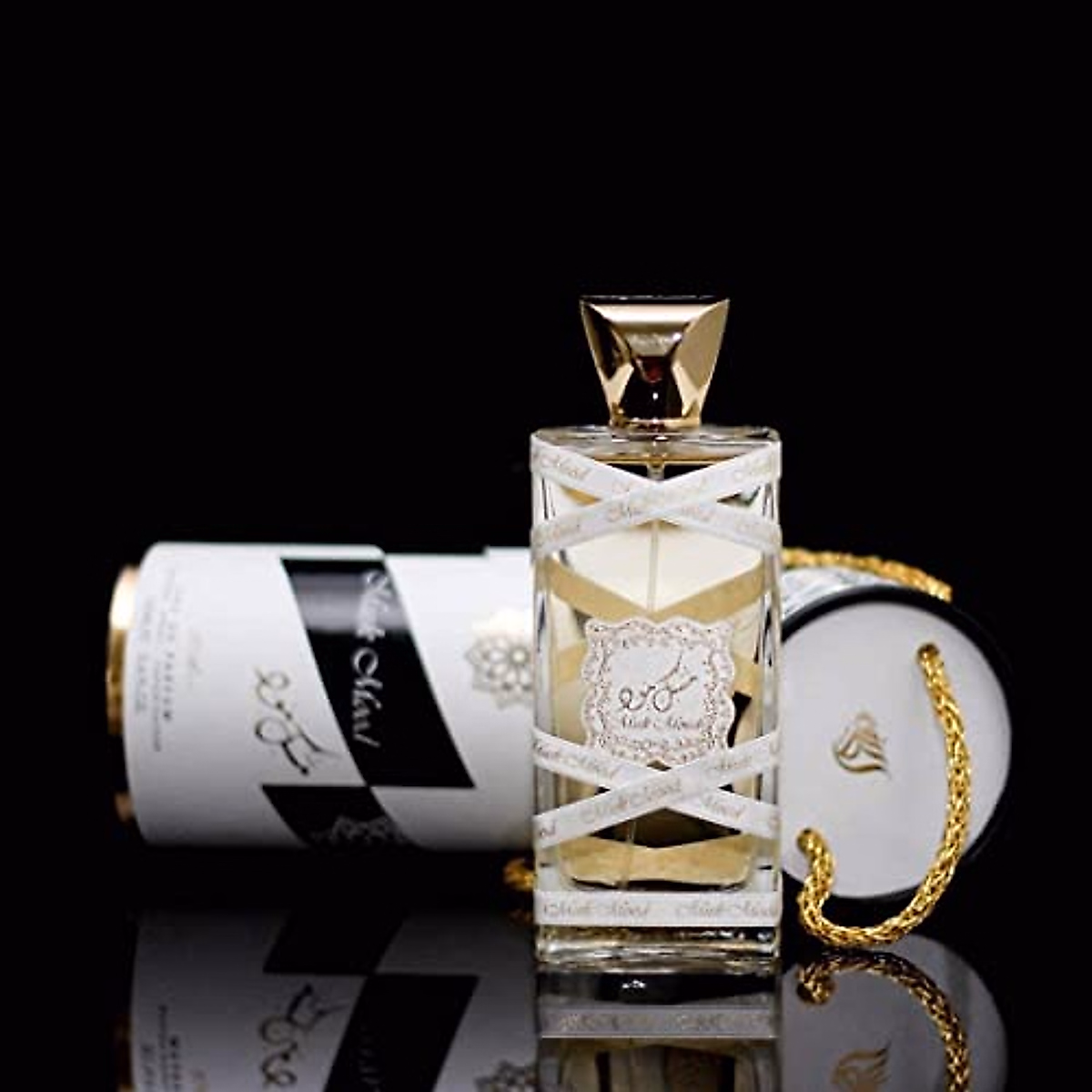 Lattafa Perfumes Musk Mood EDP - 100 ML (3.4 oz) I Perfect White Musk Scent I Fine, Light Perfume with Comforting White Musk I Main accords: white musk, florals, woody, powdery I Suitable for any Occasion I by Lattafa
