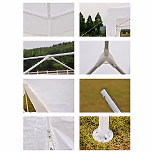 ECOLINEAR 10' x 30' Party Wedding Tent Outdoor Canopy BBQ Shelter for Party Outdoors Activities