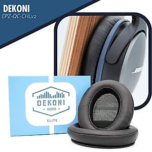 Dekoni Audio Headphone Replacement Earpads Compatible with Bose QuietComfort 15/25/35 Series (Choice Leather V2)
