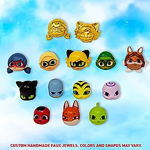 Miraculous Ladybug Lucky Jewels Charm Bracelet, Necklace, Dangle & More! (Blind Box) - Collect All 68 Gems! with 5.5" Super Articulated Doll (3)
