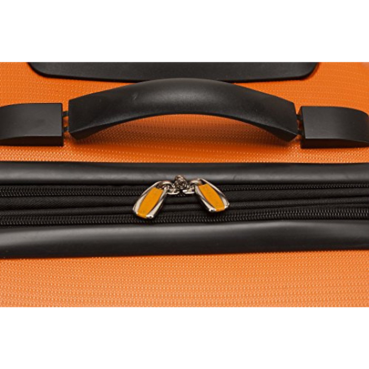 Rockland Melbourne Hardside Expandable Spinner Wheel Luggage, ORANGE, 3 Piece (20"/24"/28")