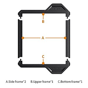 K&F Concept Nano-X Pro 100 * 100mm Suqare Filter Protect Frame for Square Filter