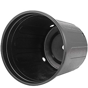 KEILEOHO 25 Packs Plastic Nursery Pots, 1 Gallon Trade Pots, Flower Plant Container Seed Starting Planter Nursery Pot for Seedling, Flower, Vegetable, Succulent and Cutting, 4 Quarts