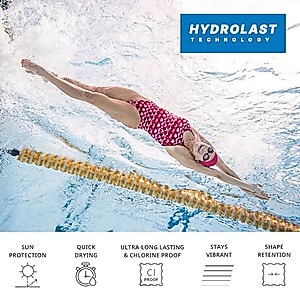 Sporti HydroLast Tie Back One Piece Swimsuit - Black - 40