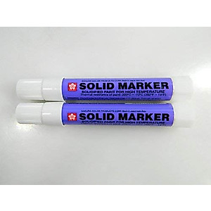 Two (2) Sakura Solid Paint Marker White