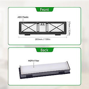 Neutop Replacement Filter Compatible with Neato Botvac Connected Series D3 D4 D5 D6 D7 D8 D9 D10 and Botvac D Series D75 D80 D85 Robot Vacuums, 2-Pack.