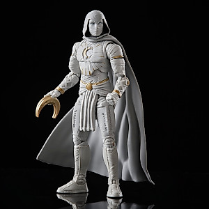 Marvel Legends Series Disney Plus Moon Knight MCU Series Action Figure 6-inch Collectible Toy, Includes 4 Accessories