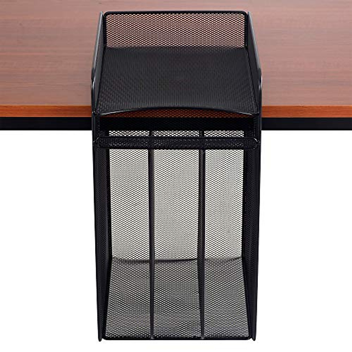 Safco Products 3241BL Onyx Mesh Vertical Hanging Desk Storage, Black
