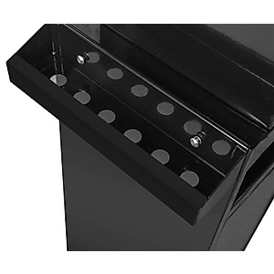 ROAD DAWG Torin Rolling Garage Workshop Organizer: Detachable 4 Drawer Tool Chest with Large Storage Cabinet and Adjustable Shelf, Black