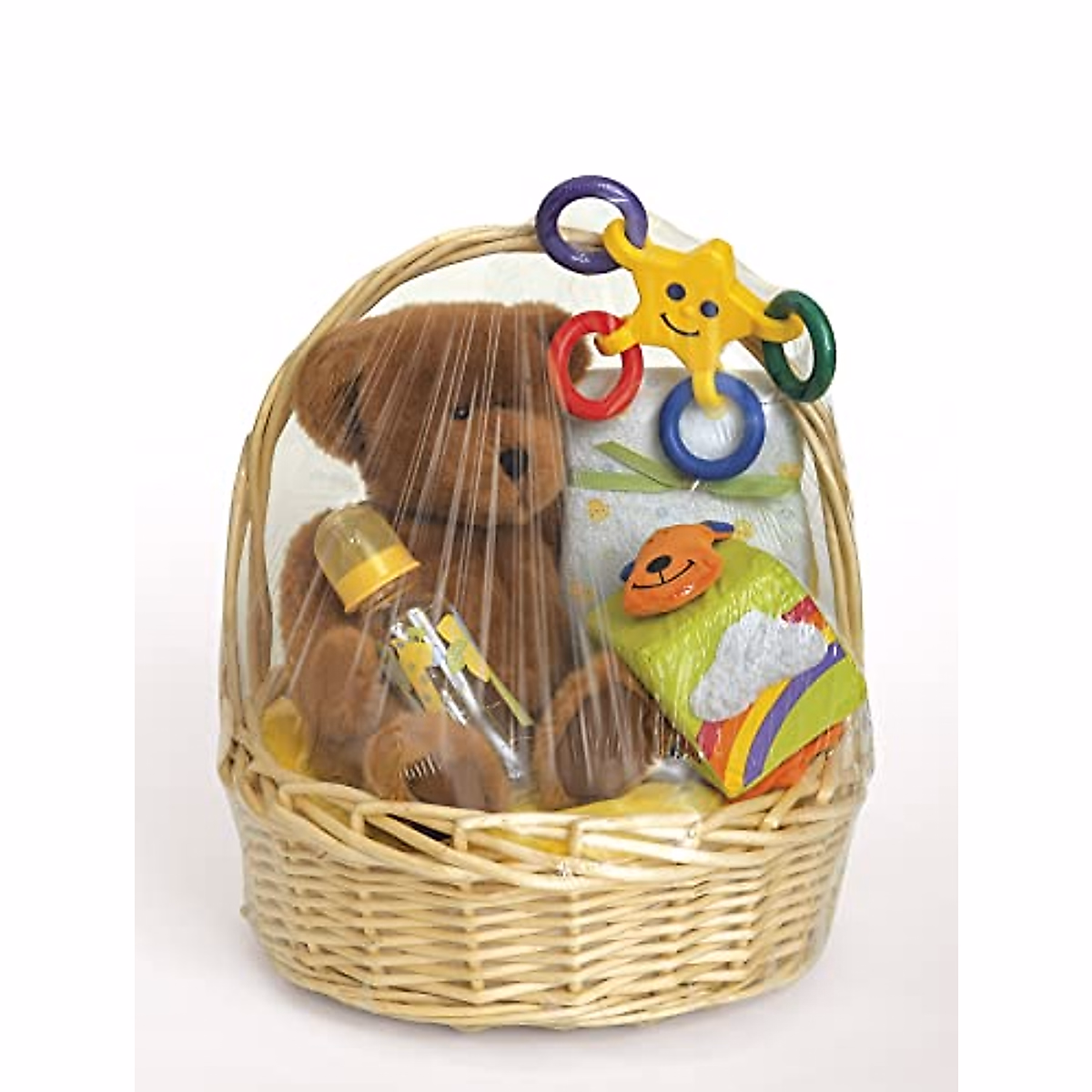 Clear Jumbo Shrink Wrap Cellophane Bag - 24" x 30" - Perfect for Gift Baskets, Birthday, Baby Shower, Bridal Shower & More (1 Roll)