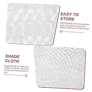 Kisangel Camouflage Net Camo Paint Outdoor Plants Outdoor Decorations Woodland Hunting Blinds Nets Camo Netting Polyester White Professional Hunting Net Outdoor Net Portable Mesh Net Sports