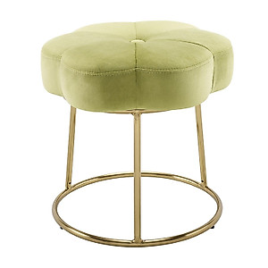 Linon Seraphina Accent Vanity Stool, Green