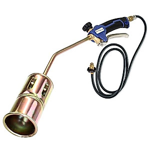 Flame King Propane Torch Kit Heavy Duty Weed Burner Powerful 320,000 BTU with 6-ft Hose Regulator Assembly