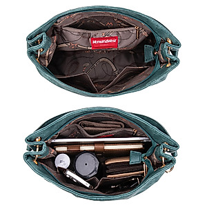 Montana West Large Hobo Bag Leather Purses and Handbags for Women Top Handle Shoulder Satchel Handbags Leather Tote Purse for Women MWC-047DTQ