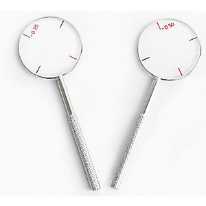 Holyavision Optical Cross Cylinder Ophthalmic Lens Diopters Optometry Accessories Optics Lens Optical Tool 4pcs(2pcs 0.25/2pcs 0.50)