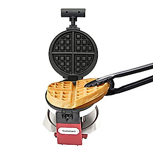 Cuisinart WAF-F10R Maker Waffle Iron, Single, Red