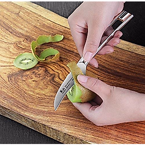 Cangshan N1 Series 1020397 German Steel Forged Peeling/Tourne Knife, 2.75-Inch Blade