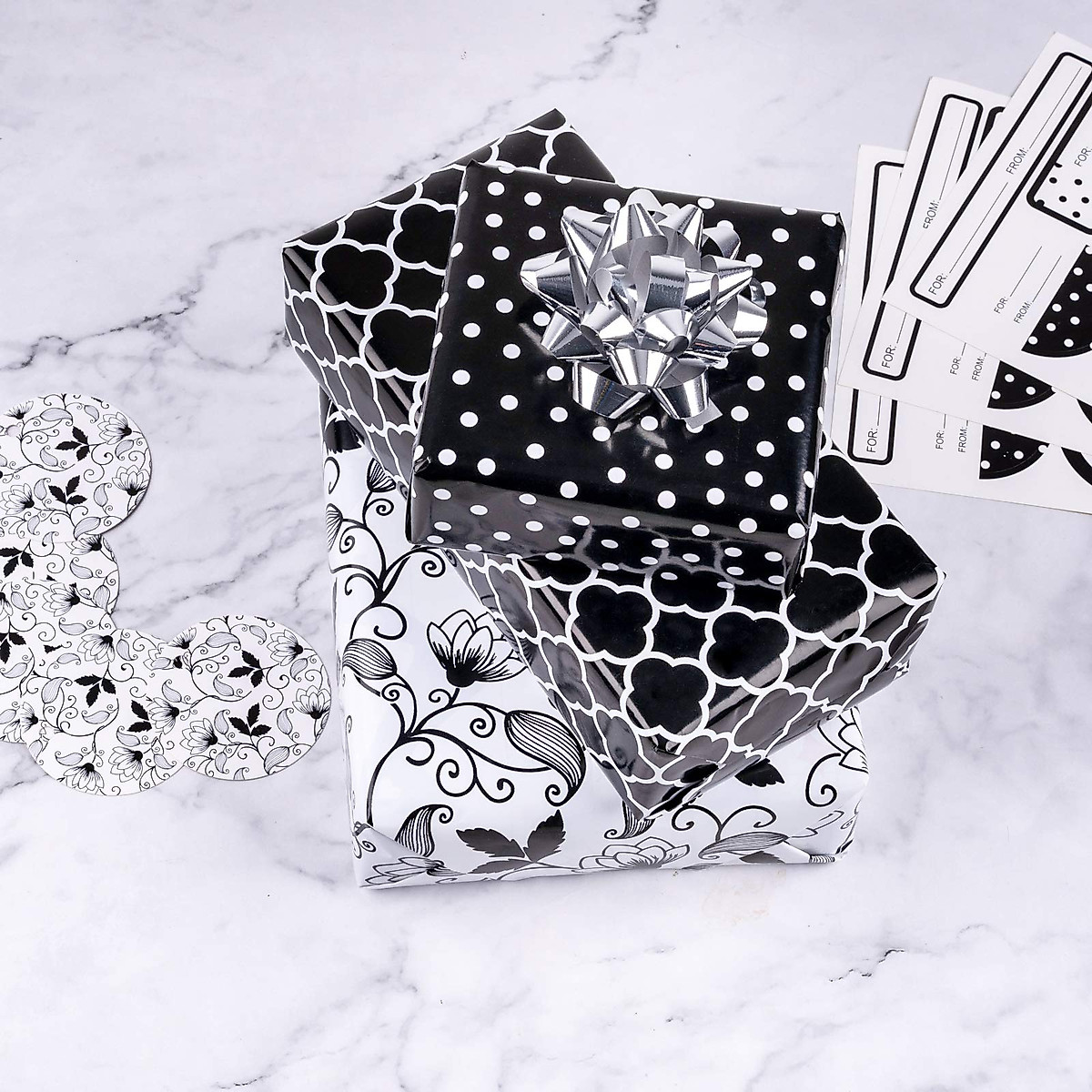 MAYPLUSS Wrapping Paper Roll - Mini Roll - 17 inch X 120 inch Per roll - 3 Different Easter Design - Pink/blue/yellow (42.3 sq.ft.ttl)